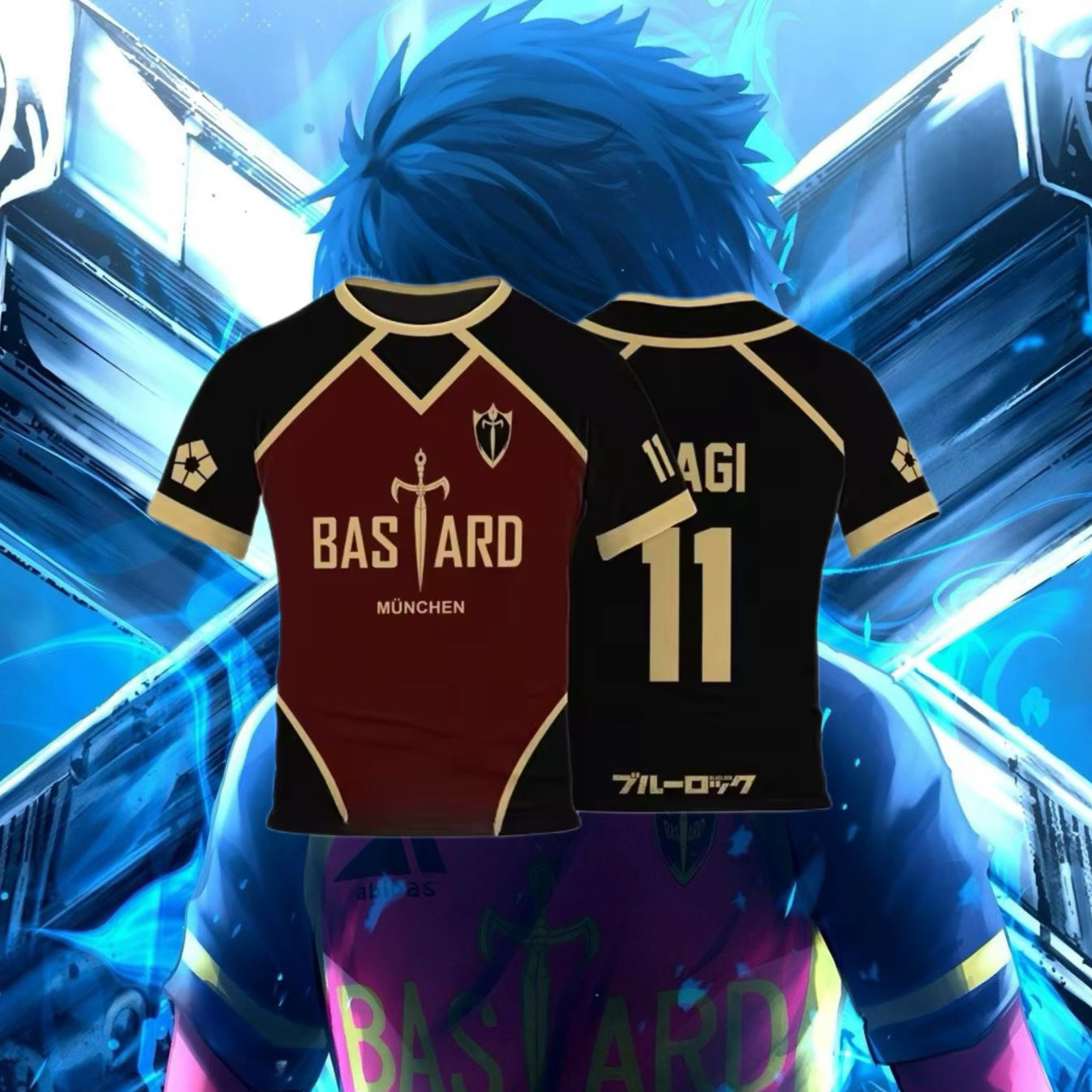 Bastard München Jersey | Blue Lock – Cursed Collection