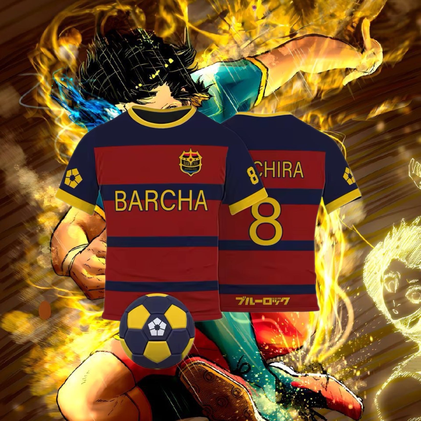 FC Barcha Jersey | Blue Lock – Cursed Collection